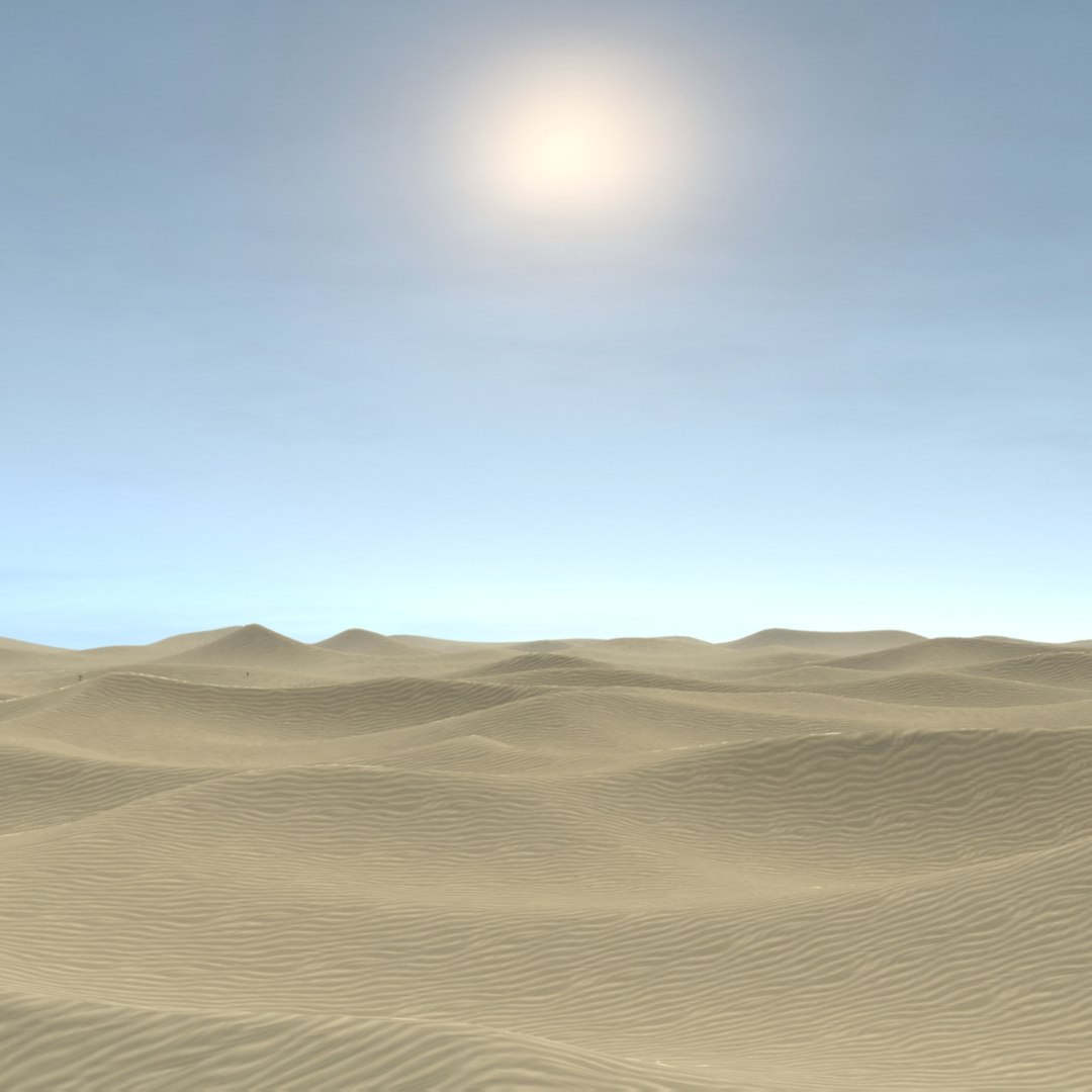 High Quality Desert Sand Dune 3D Model - TurboSquid 1932032