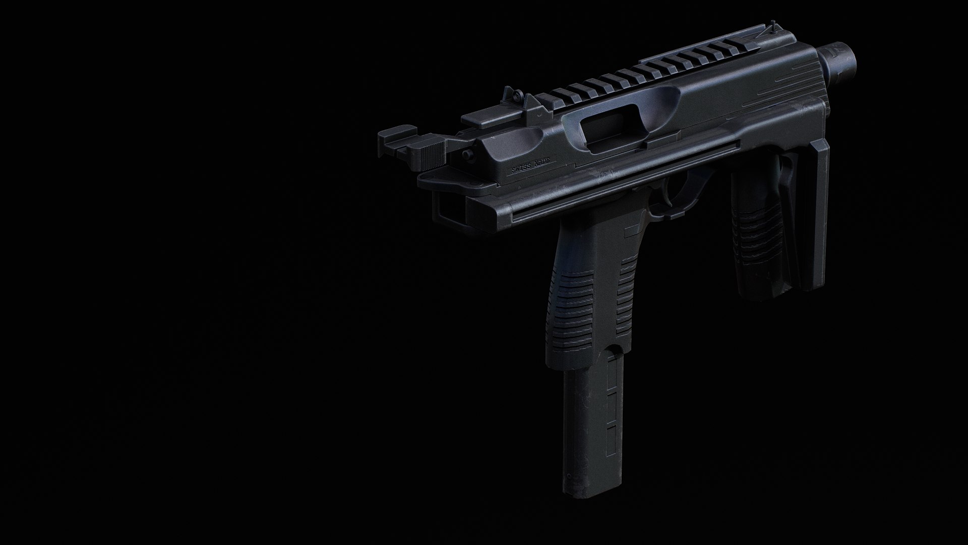 3D MP9 Submachine Gun - Mobile Ready Low Poly - TurboSquid 2279202