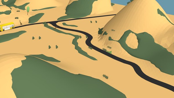 free cartoon land 3d model