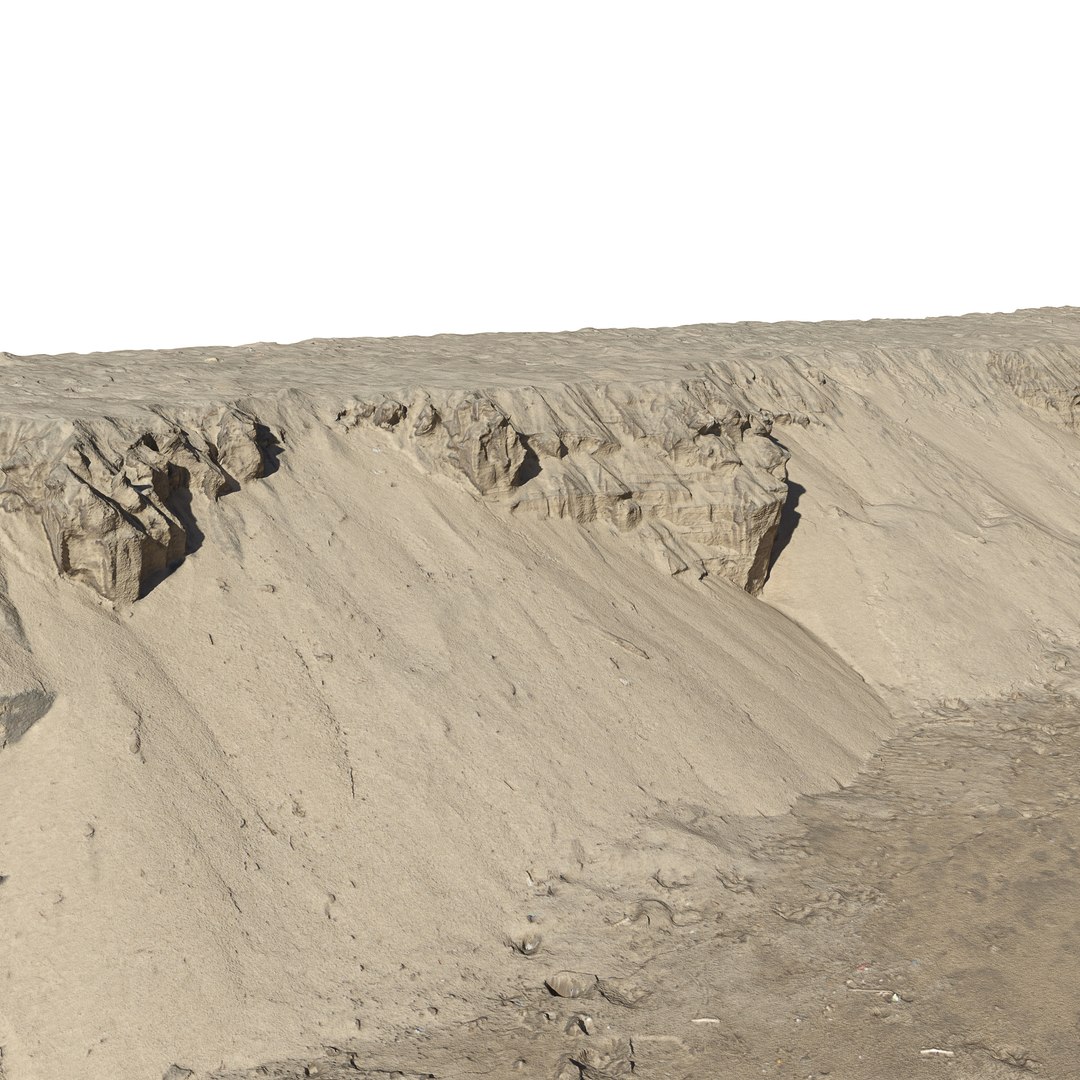 Ultra Realistic Sand Cliffs 3D Model - TurboSquid 1400300