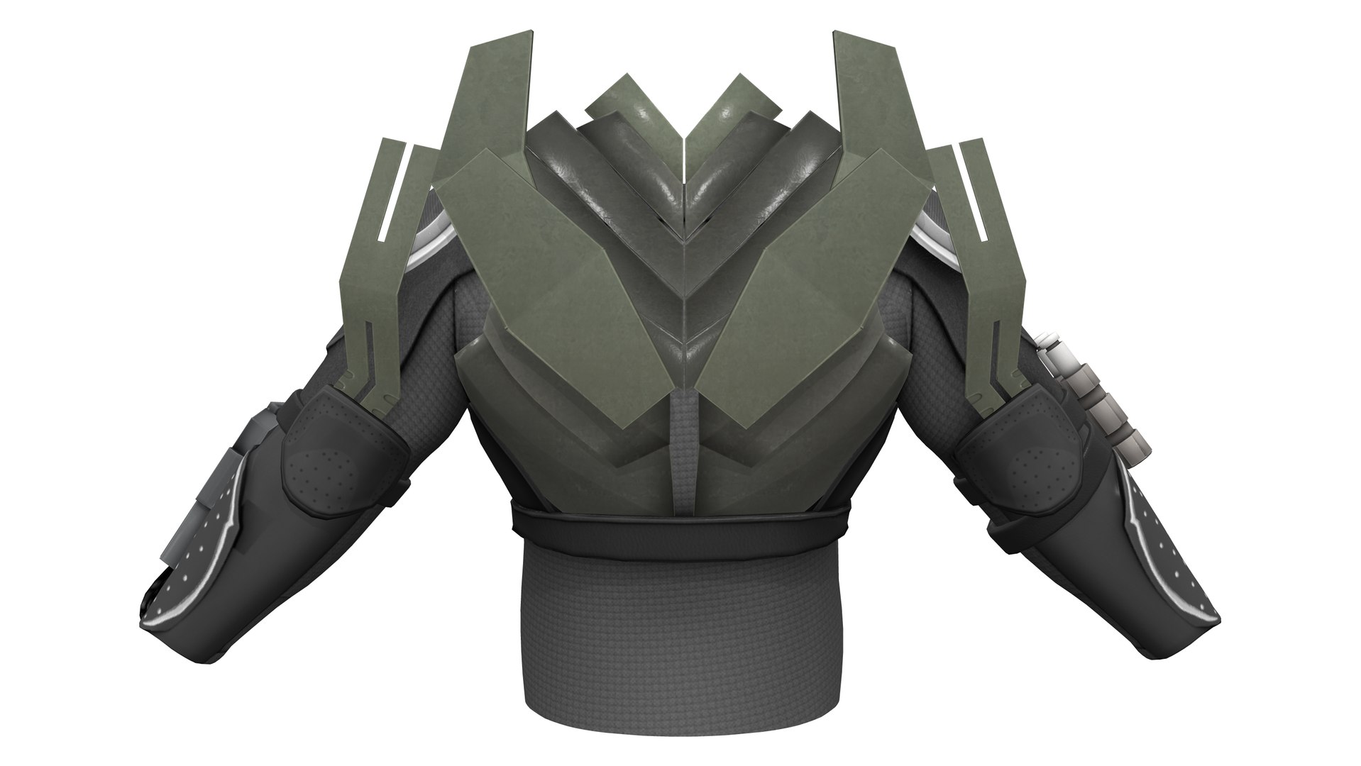 Sci-fi Cyborg Ranger Warrior Top With Guns Ammunition 3D - TurboSquid ...