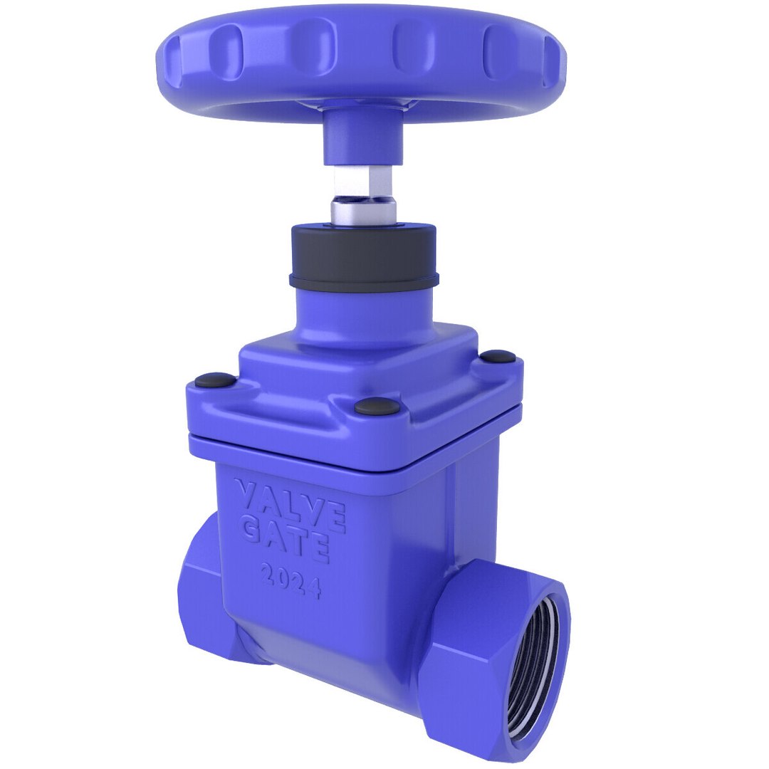 Gate Valve 41 3D Model - TurboSquid 2308106