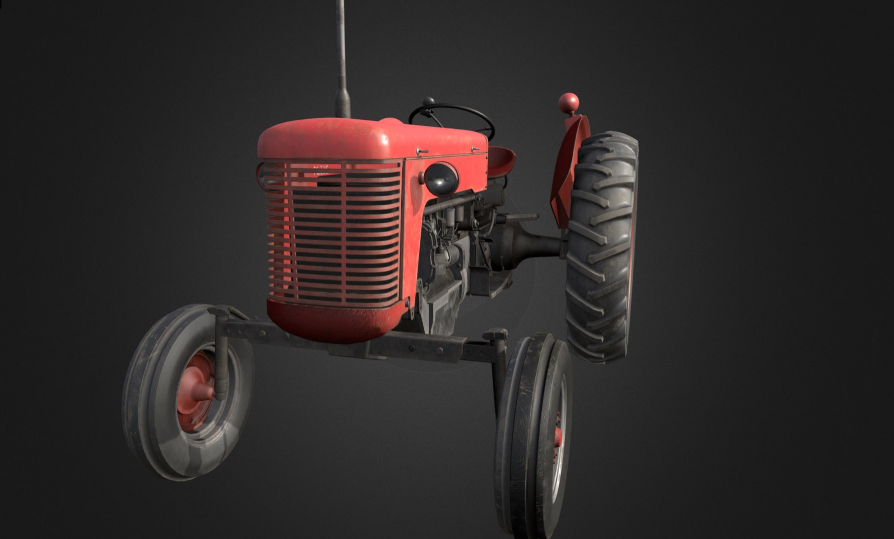 Tractor 3D Model - TurboSquid 2282317