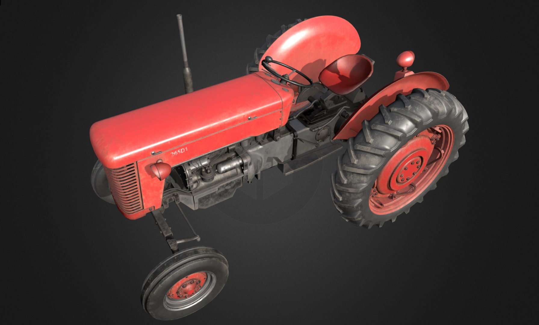 Tractor 3D Model - TurboSquid 2282317