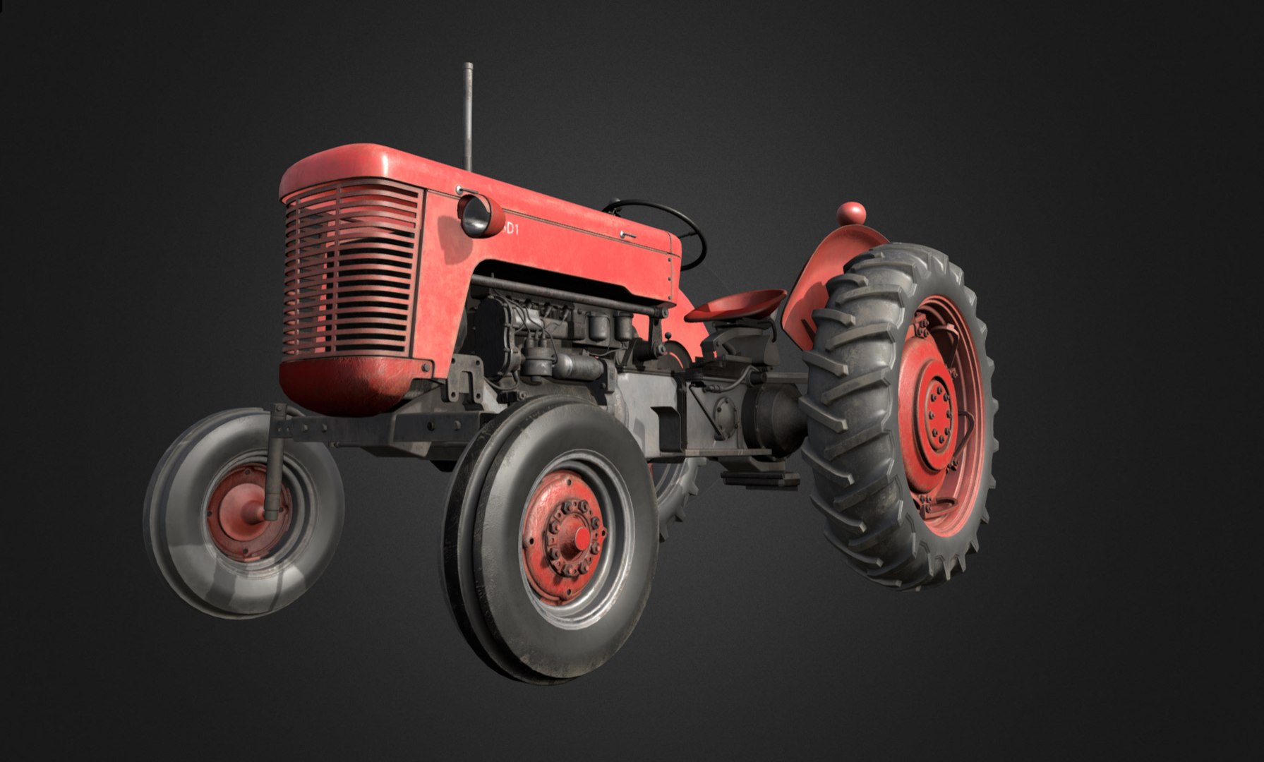 Tractor 3D Model - TurboSquid 2282317