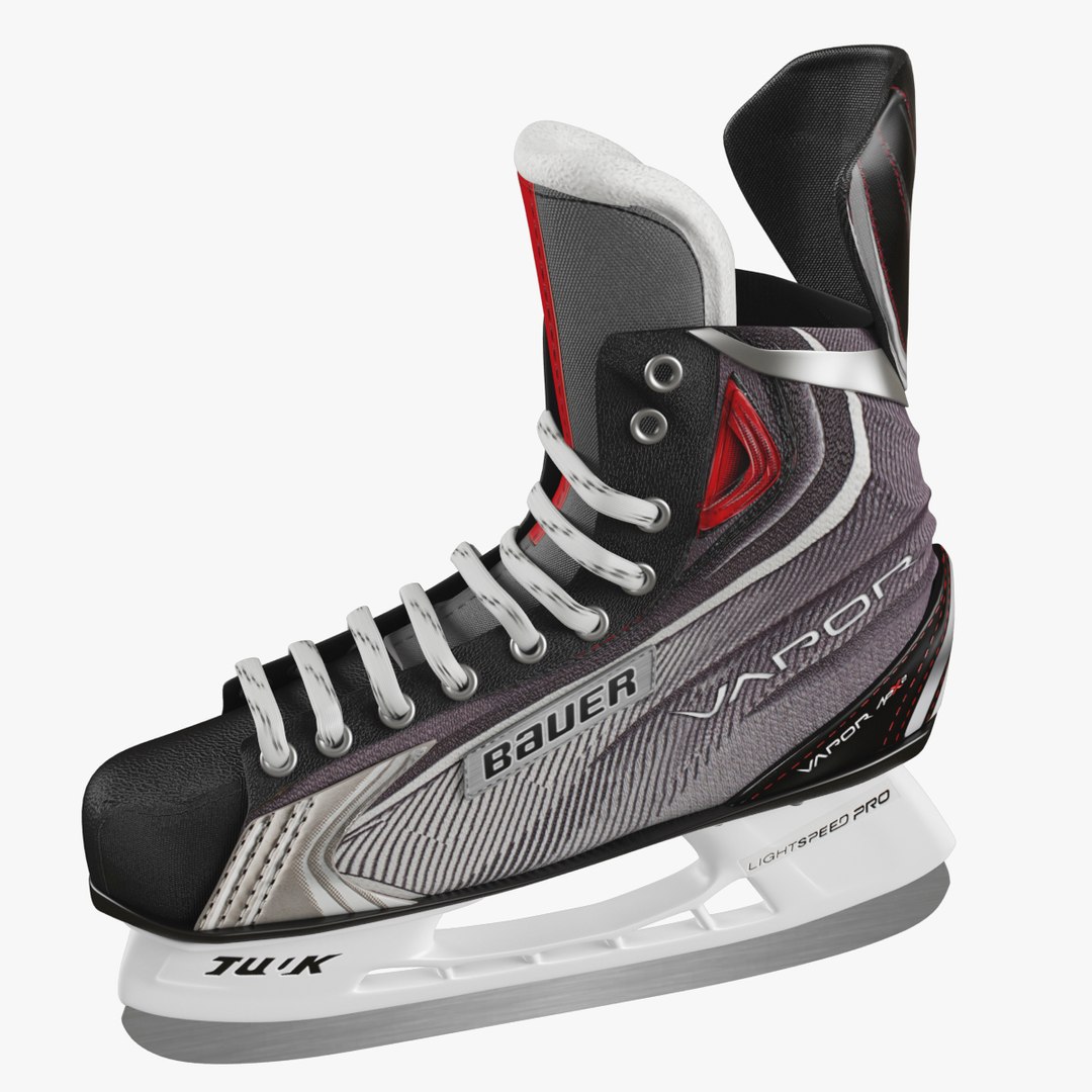 3d Ice Hockey Skates Bauer Model