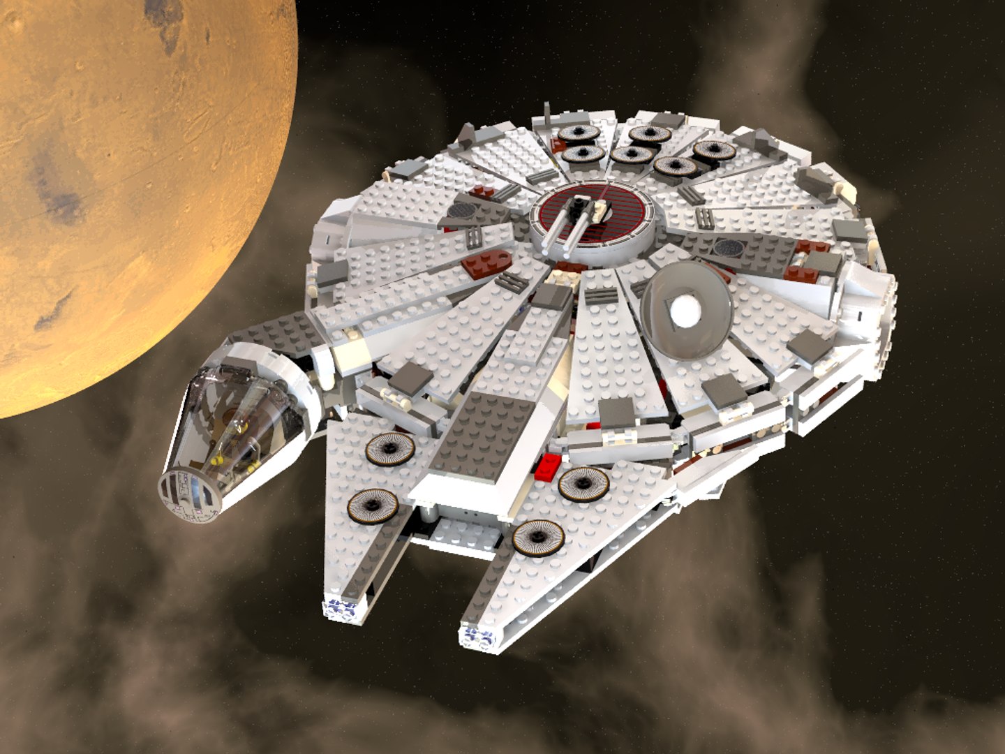 3d Model Millennium Falcon