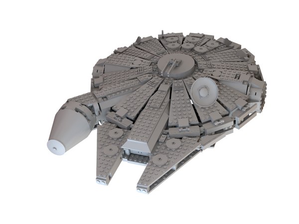 3d model millennium falcon
