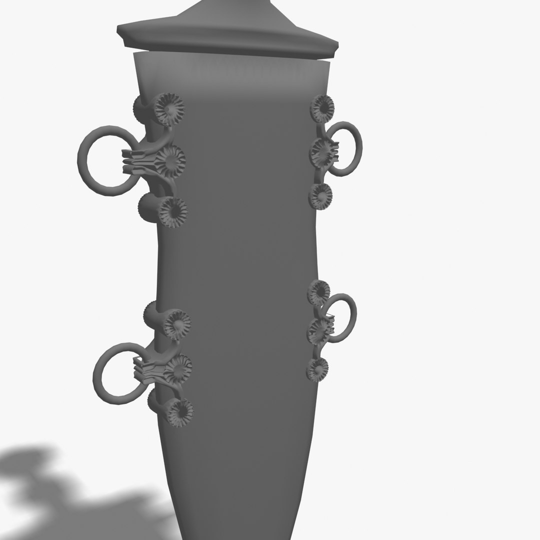 Ancient Roman Dagger Pugio 3d Model