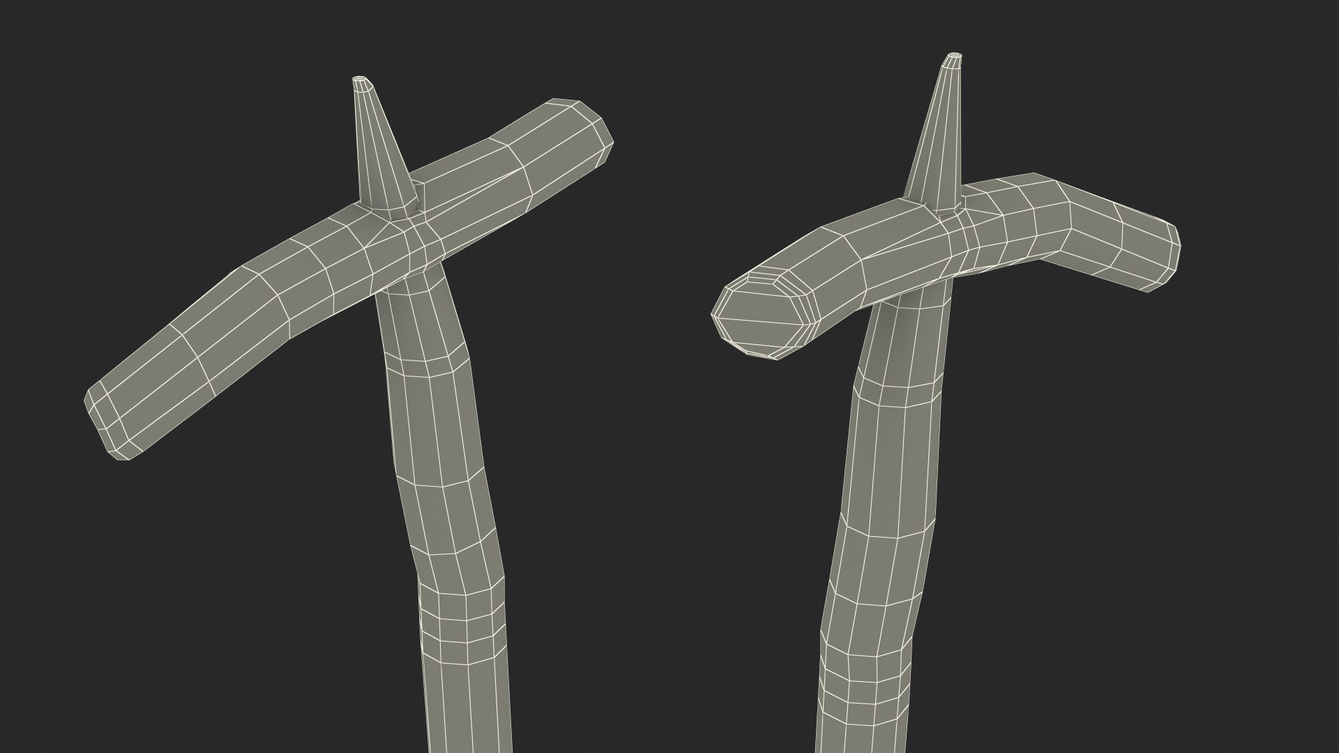 Ancient Digging Stick Tool 3D - TurboSquid 1728135