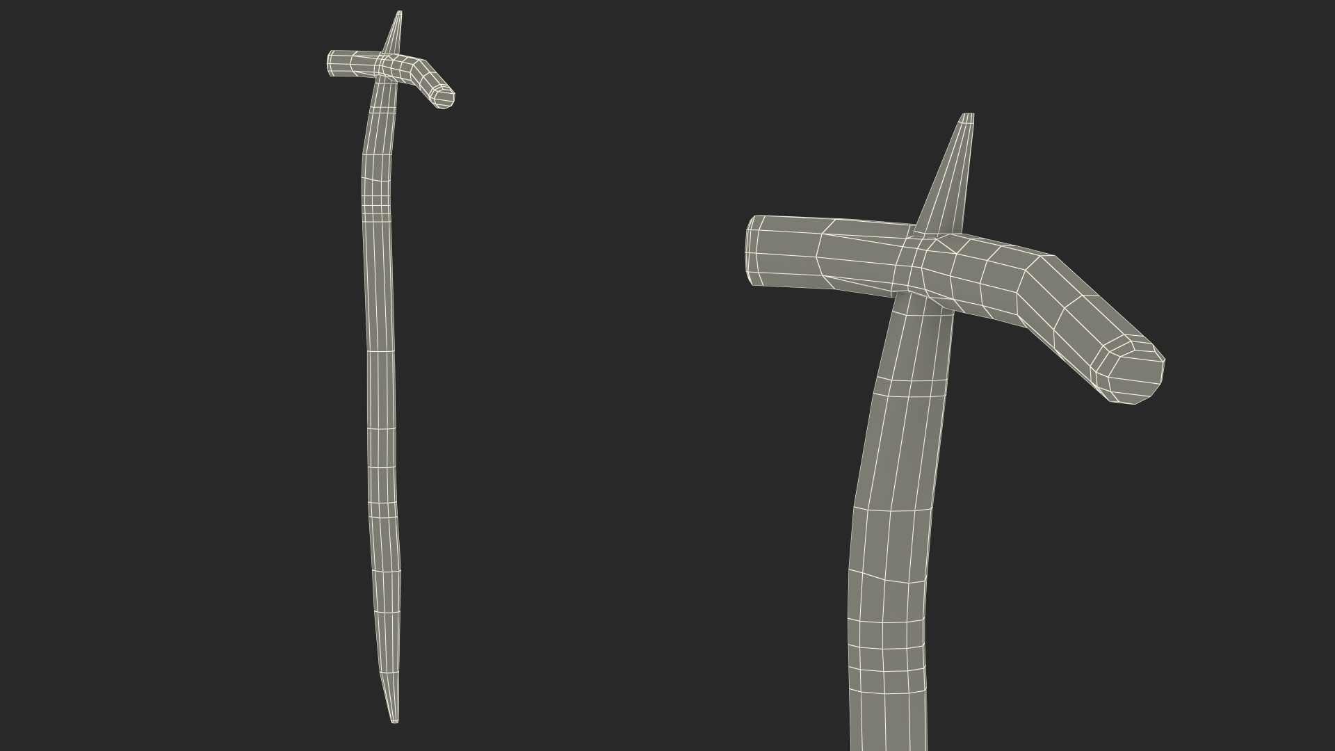 Ancient Digging Stick Tool 3D - TurboSquid 1728135