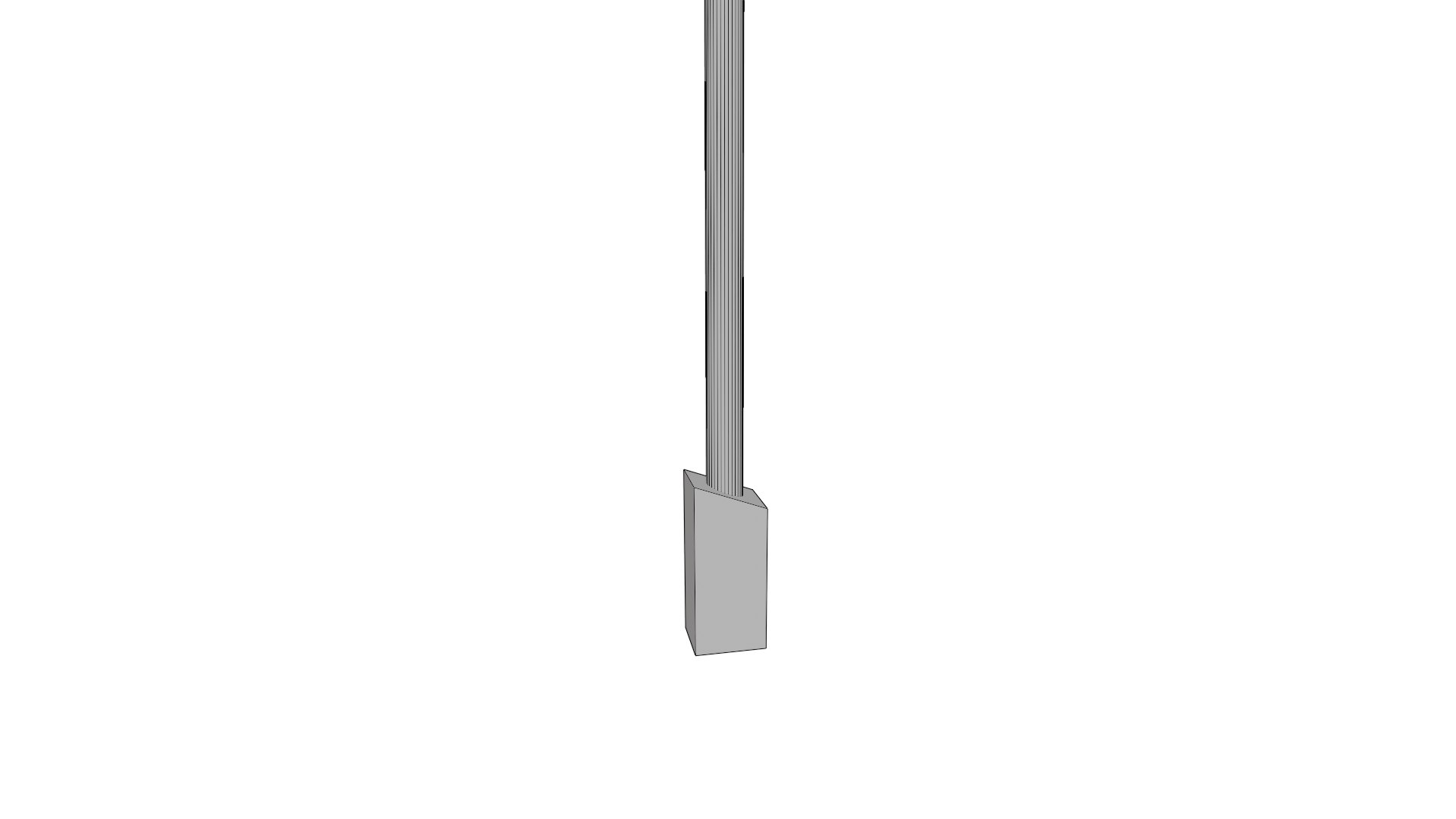3D Lamp Post Low Poly PBR - TurboSquid 2376531