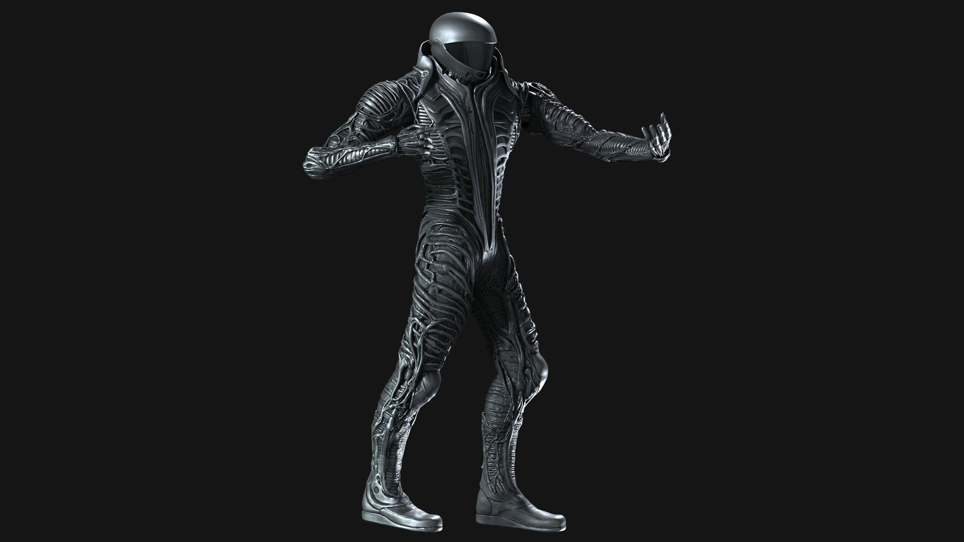 Biomechanical Suit 3D - TurboSquid 2185627