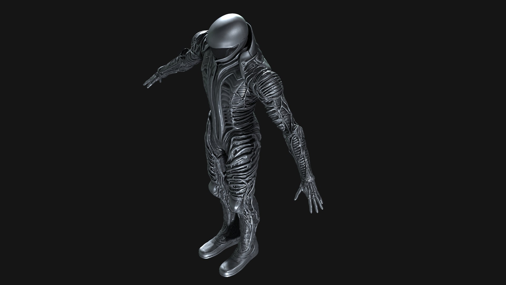 Biomechanical Suit 3D - TurboSquid 2185627