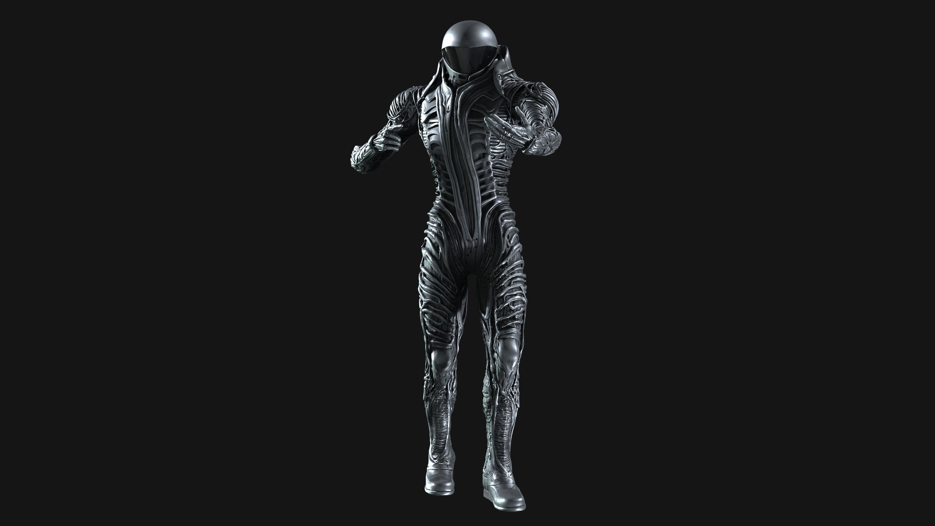 Biomechanical Suit 3D - TurboSquid 2185627