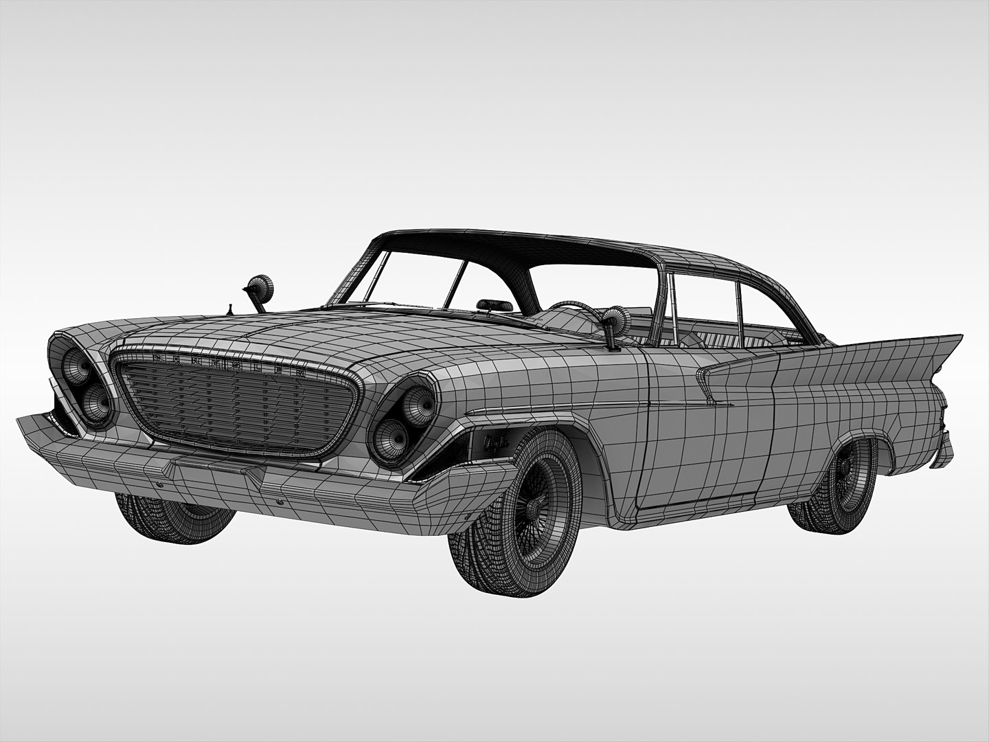 Chrysler Car 3D Model - TurboSquid 1333762