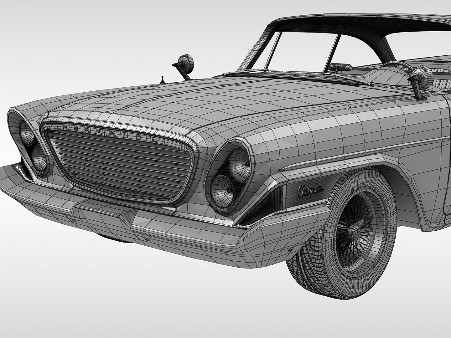 Chrysler Car 3D Model - TurboSquid 1333762