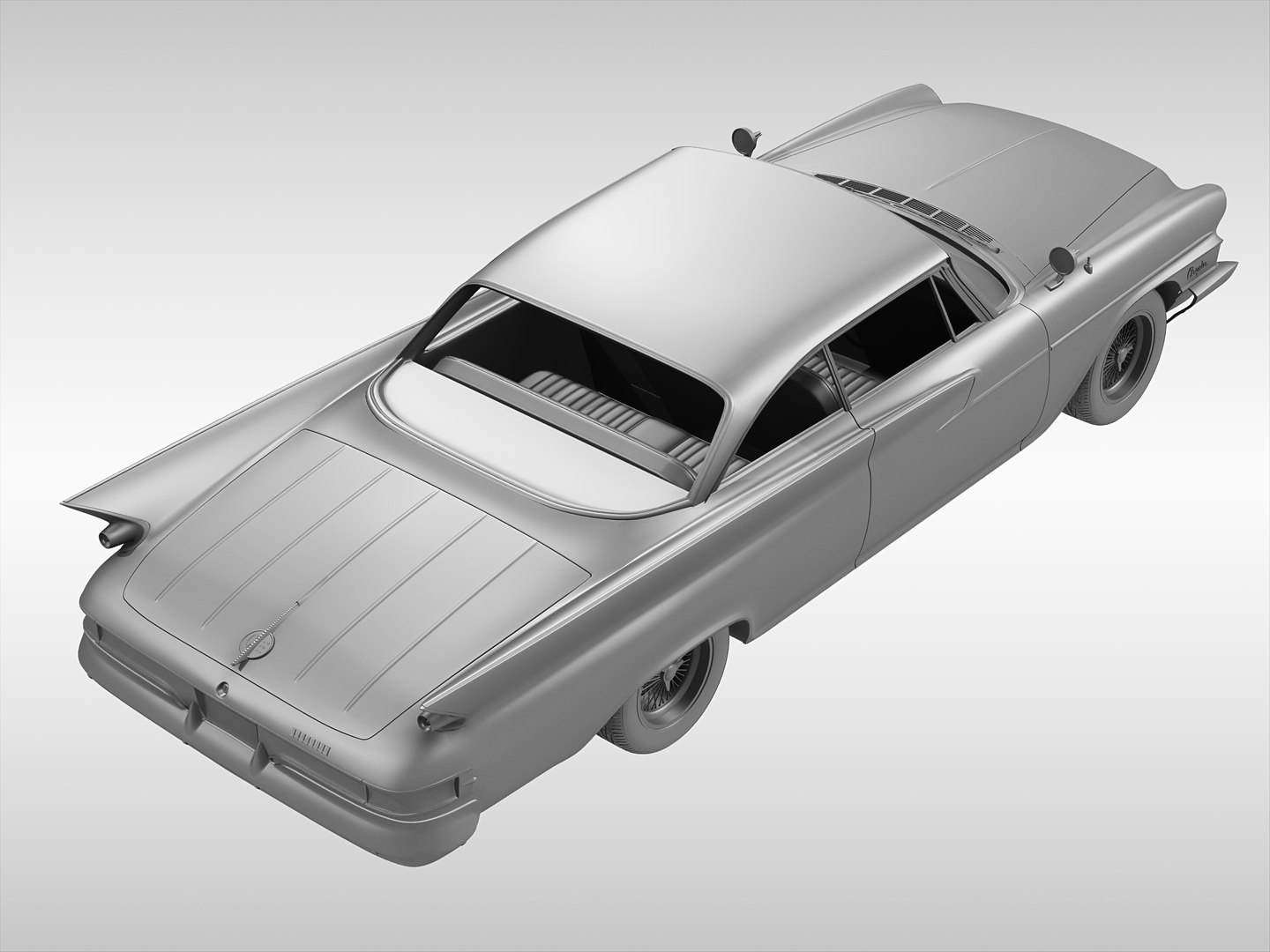 Chrysler Car 3D Model - TurboSquid 1333762