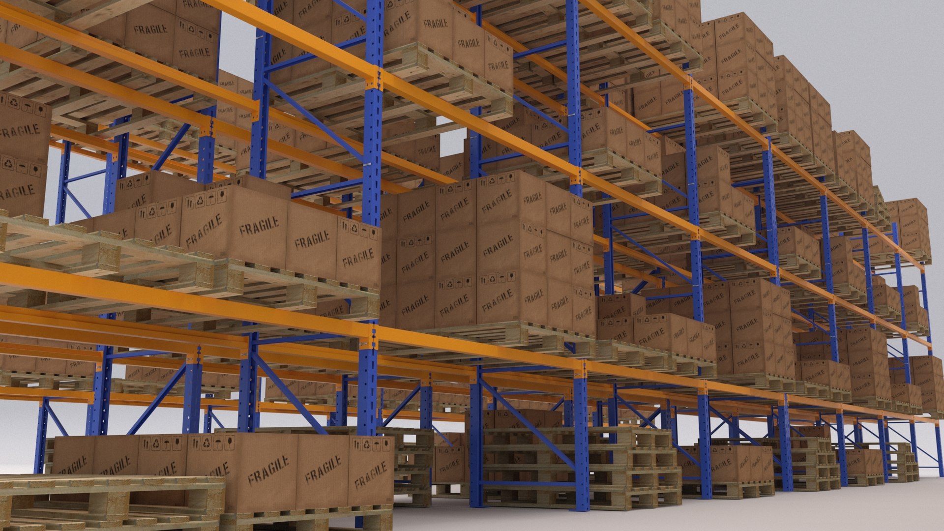 Storage Warehouse 3D Model - TurboSquid 1627464