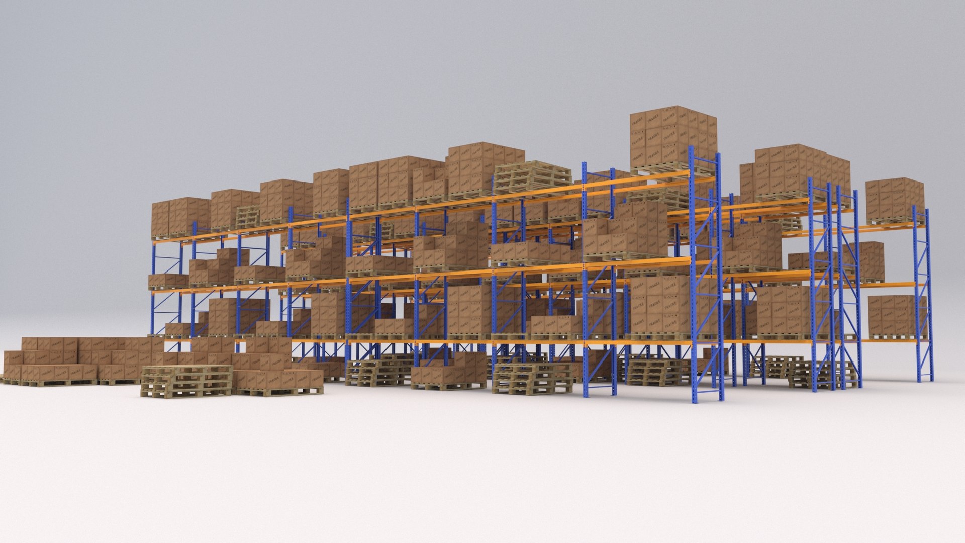 Storage Warehouse 3D Model - TurboSquid 1627464