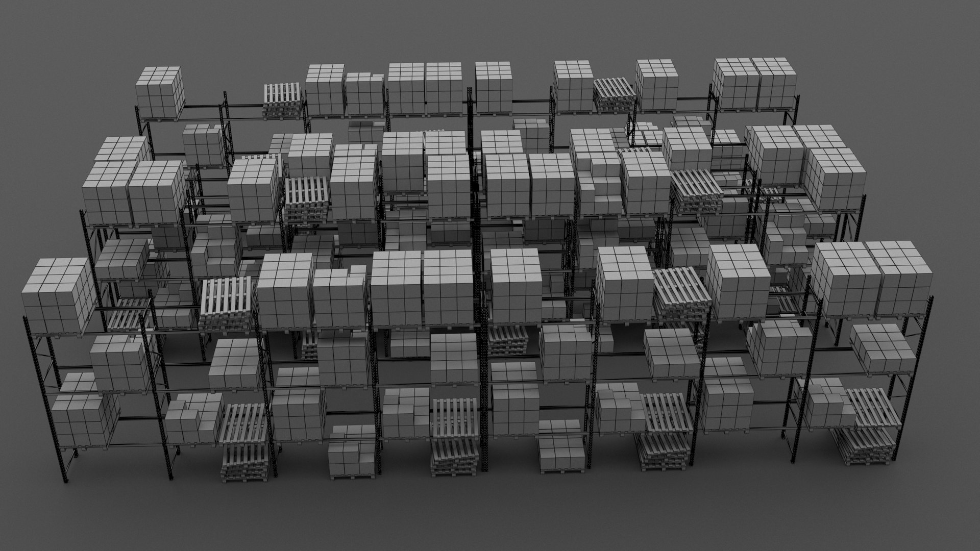 Storage Warehouse 3D Model - TurboSquid 1627464