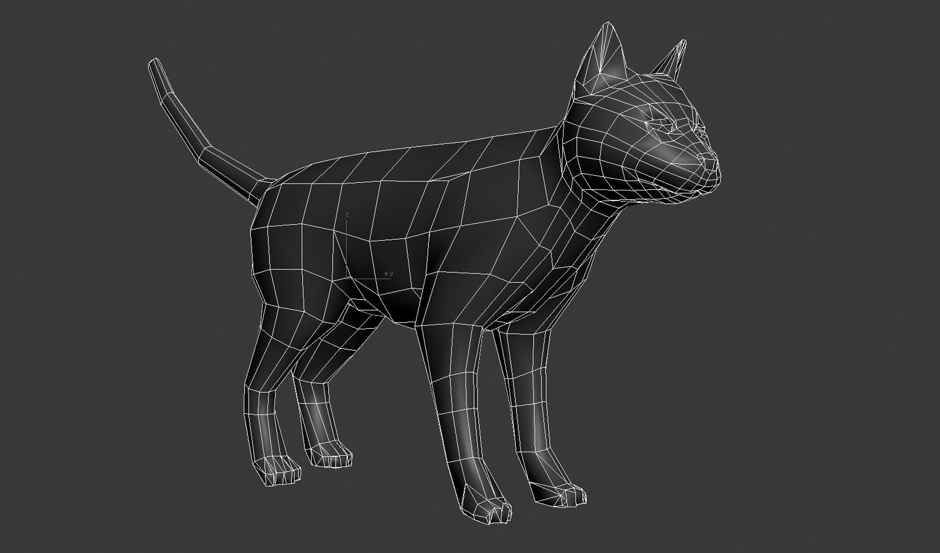 3d model cat