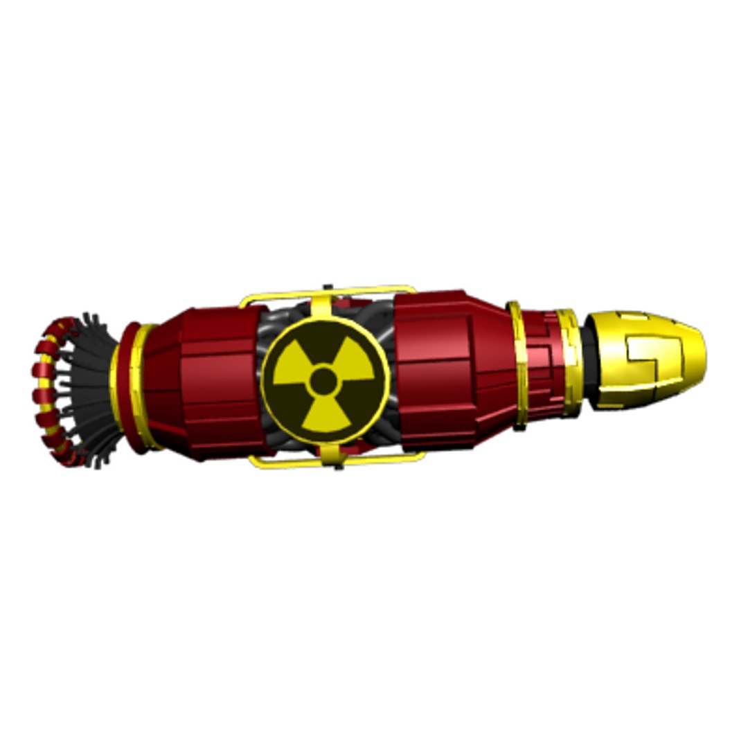 3ds Max Rocket Weapon