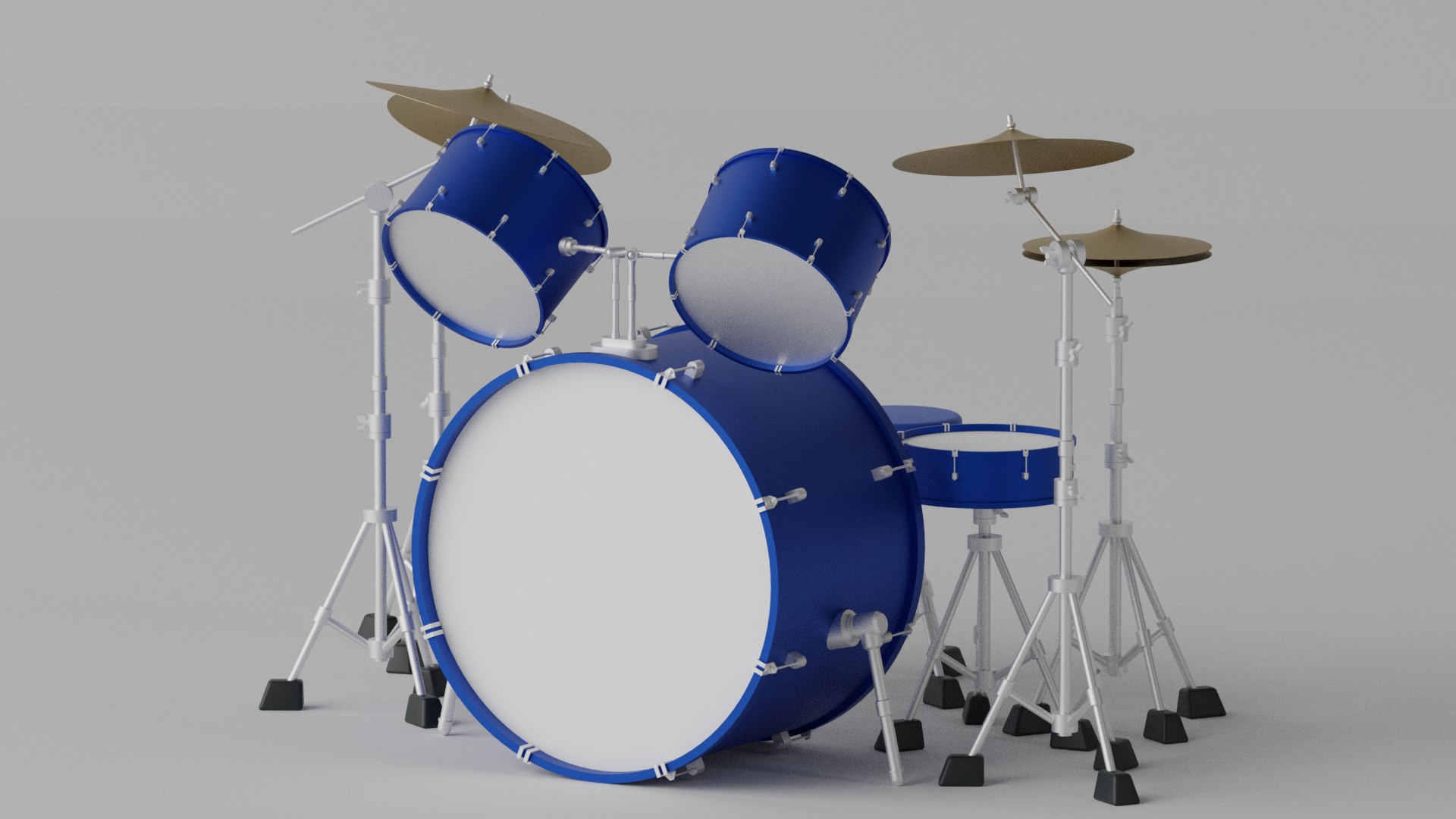 3D Cartoon Drum Kit - TurboSquid 2265266