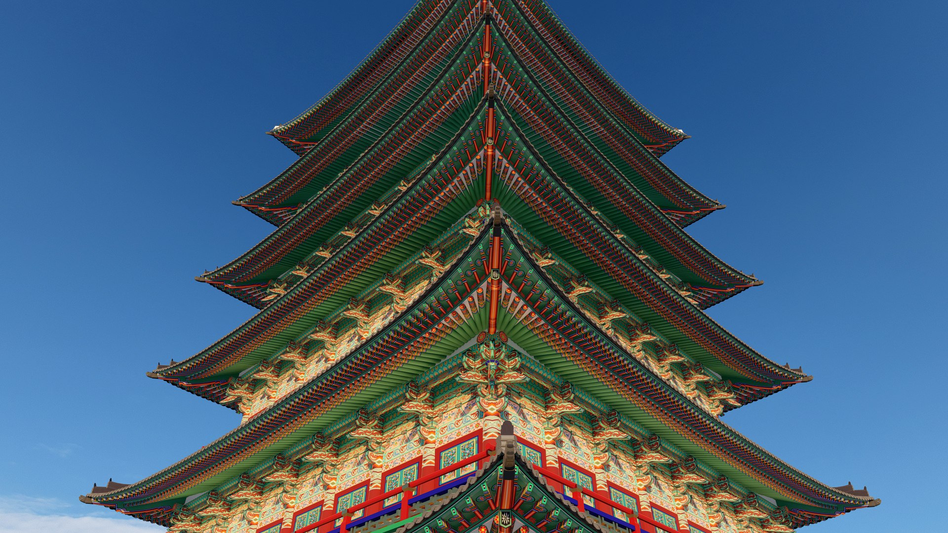 Korean Great 9-story Pagoda 3D Model - TurboSquid 2159922