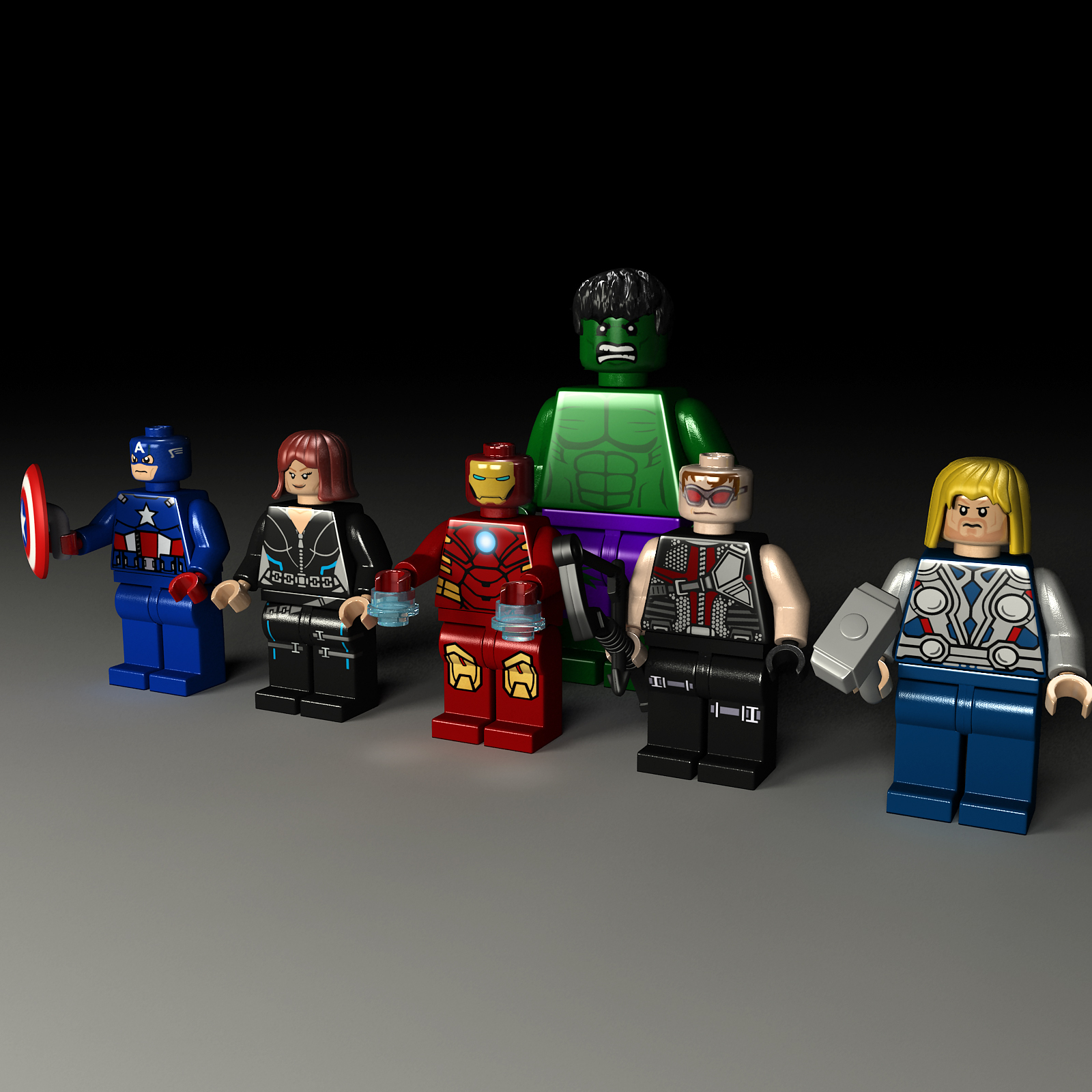 3d model avengers child