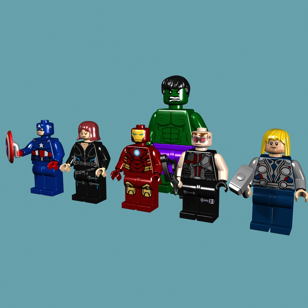 3d Model Avengers Child