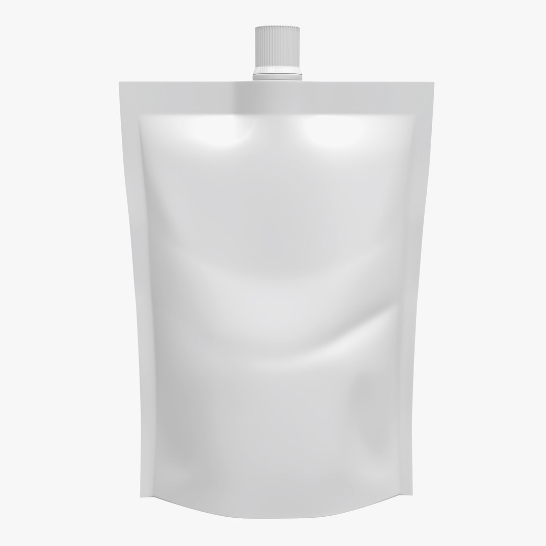 3D pouch spout bag model - TurboSquid 1426182