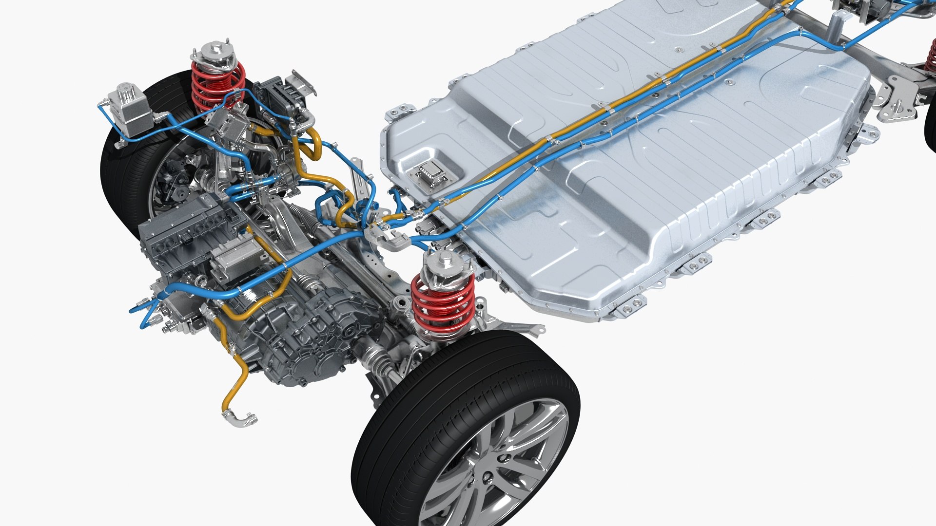 Electric Car SUV Chassis X-Ray 02 3D Model - TurboSquid 2049369