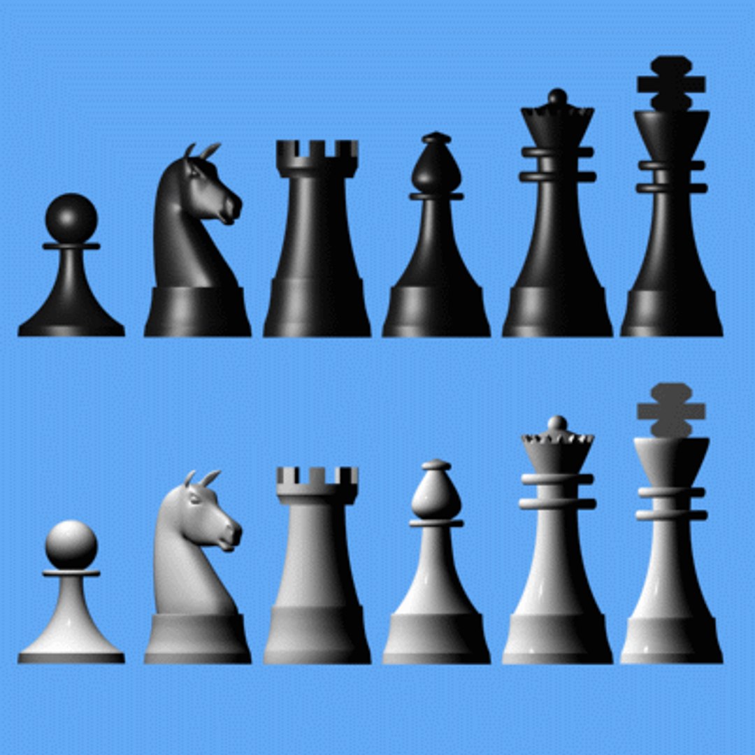 Chess Pieces 3ds