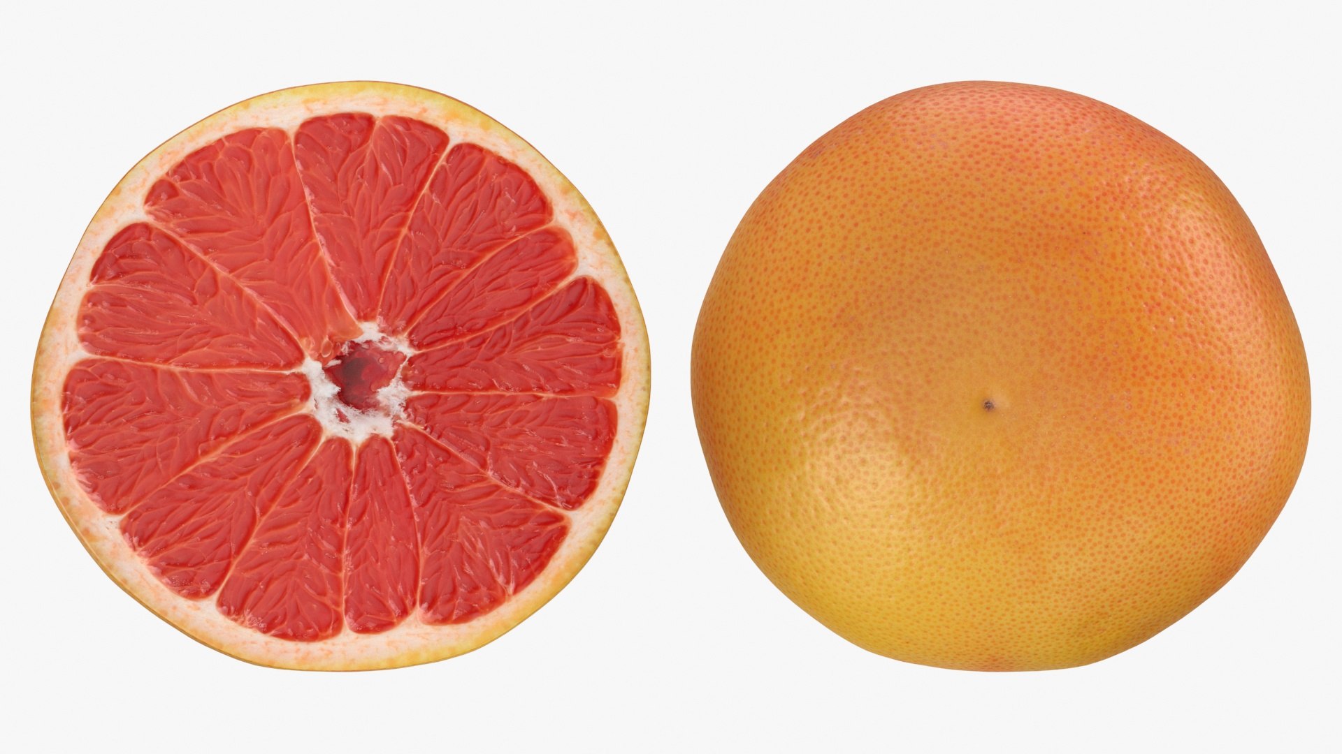 3D Grapefruit Collection Model - TurboSquid 2218271