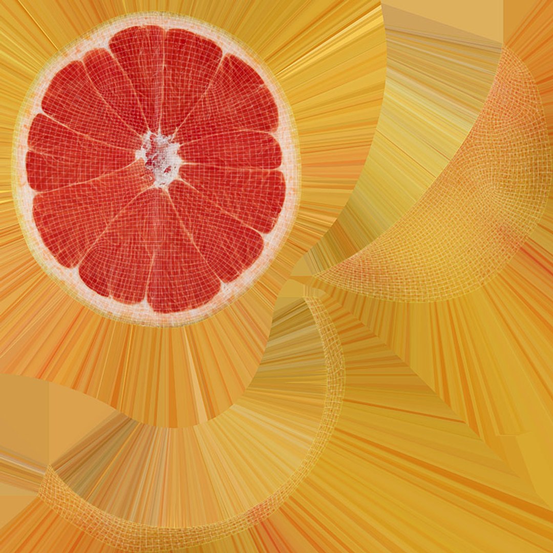 3D Grapefruit Collection Model - TurboSquid 2218271