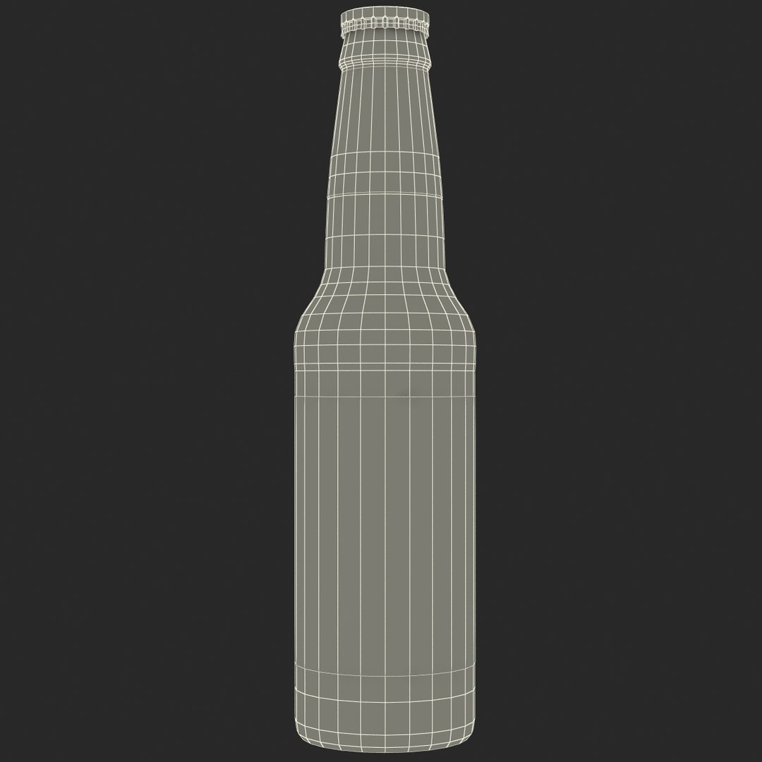 samuel adams beer bottle 3d model