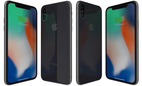3D apple iphone x space model - TurboSquid 1210575