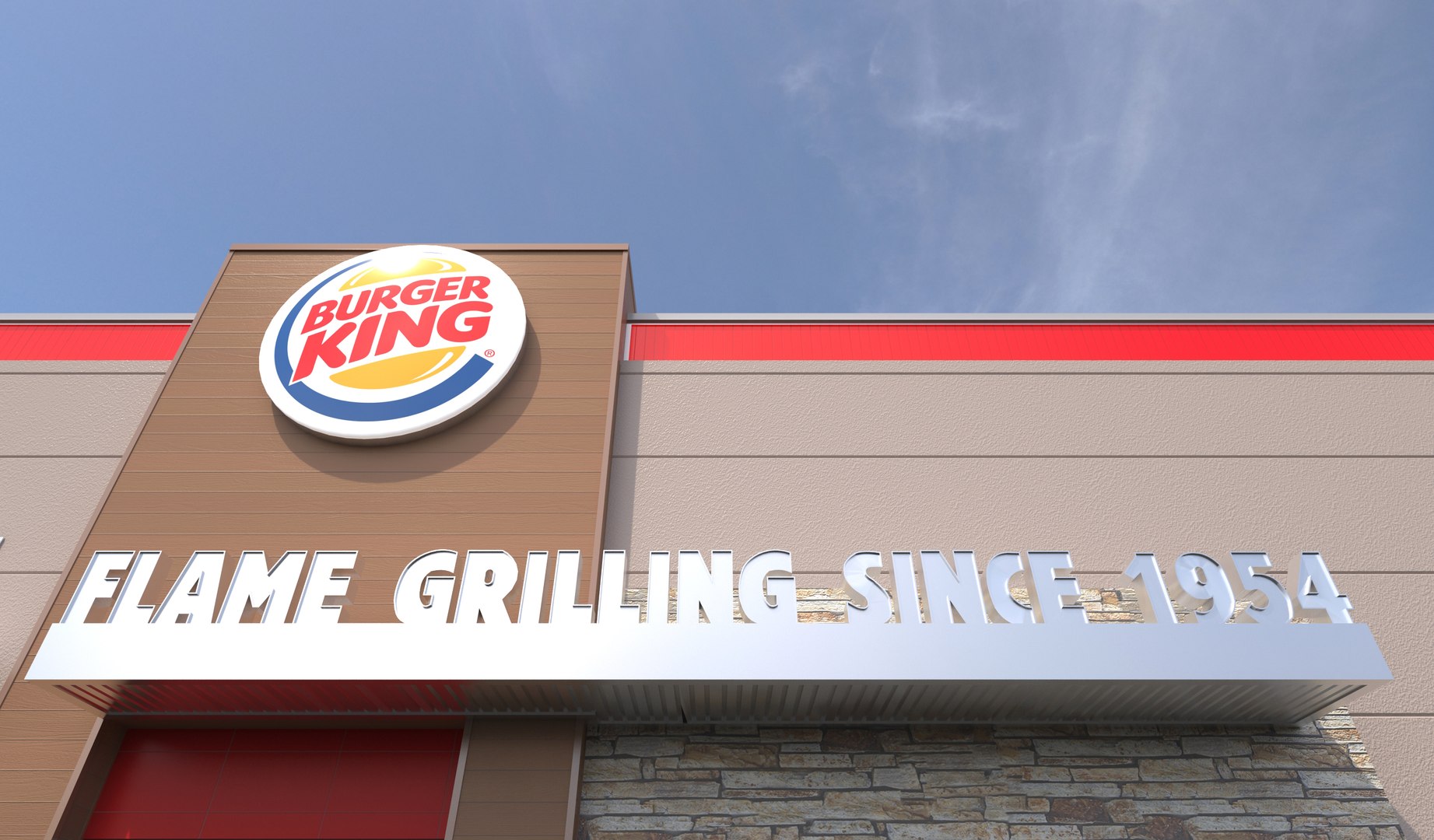 3D burger king model - TurboSquid 1299467