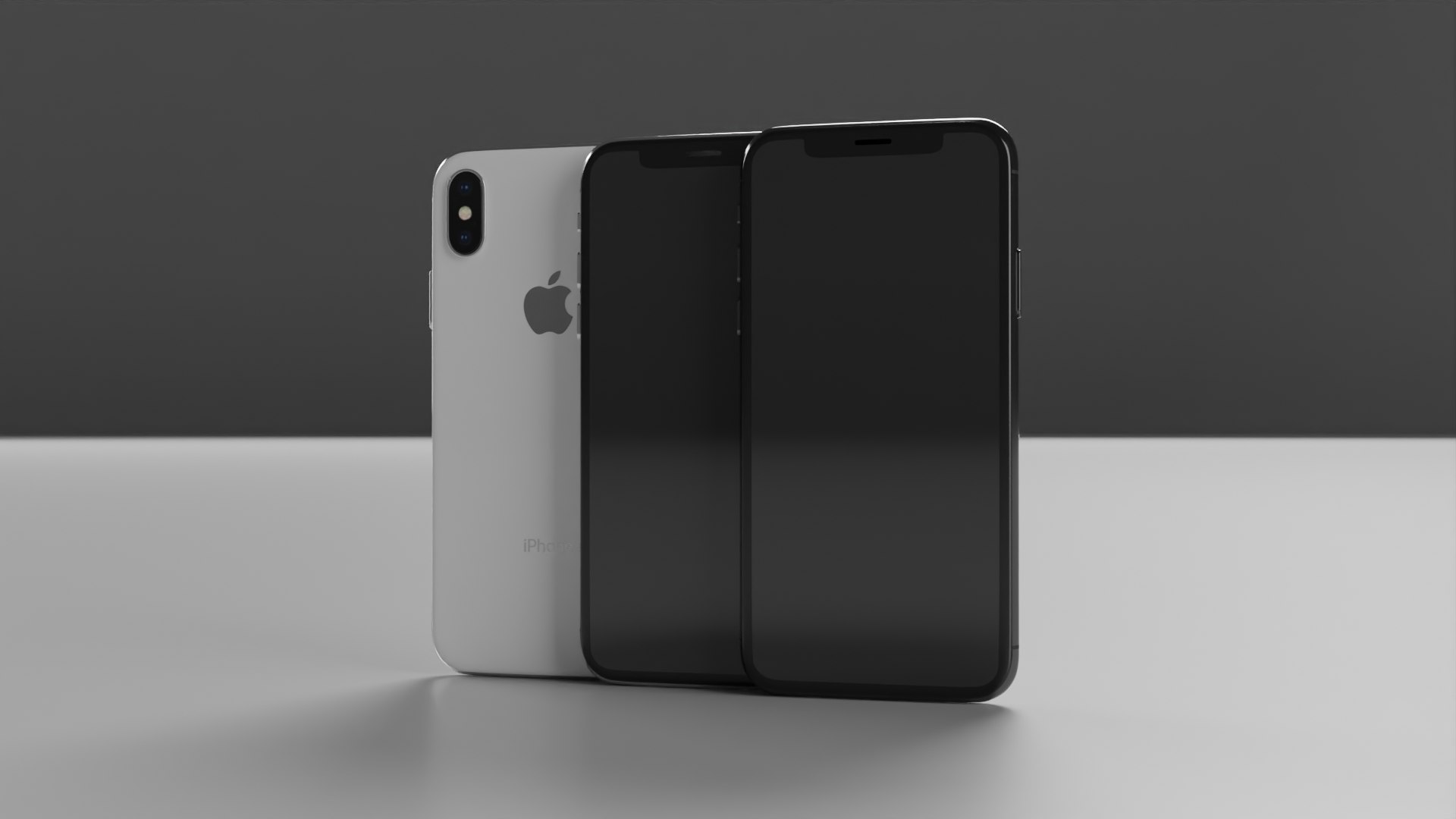 IPhone X All Colors Smartphone 3D Model - TurboSquid 2081117