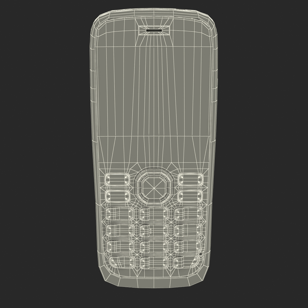 nokia 112 gray 3d model