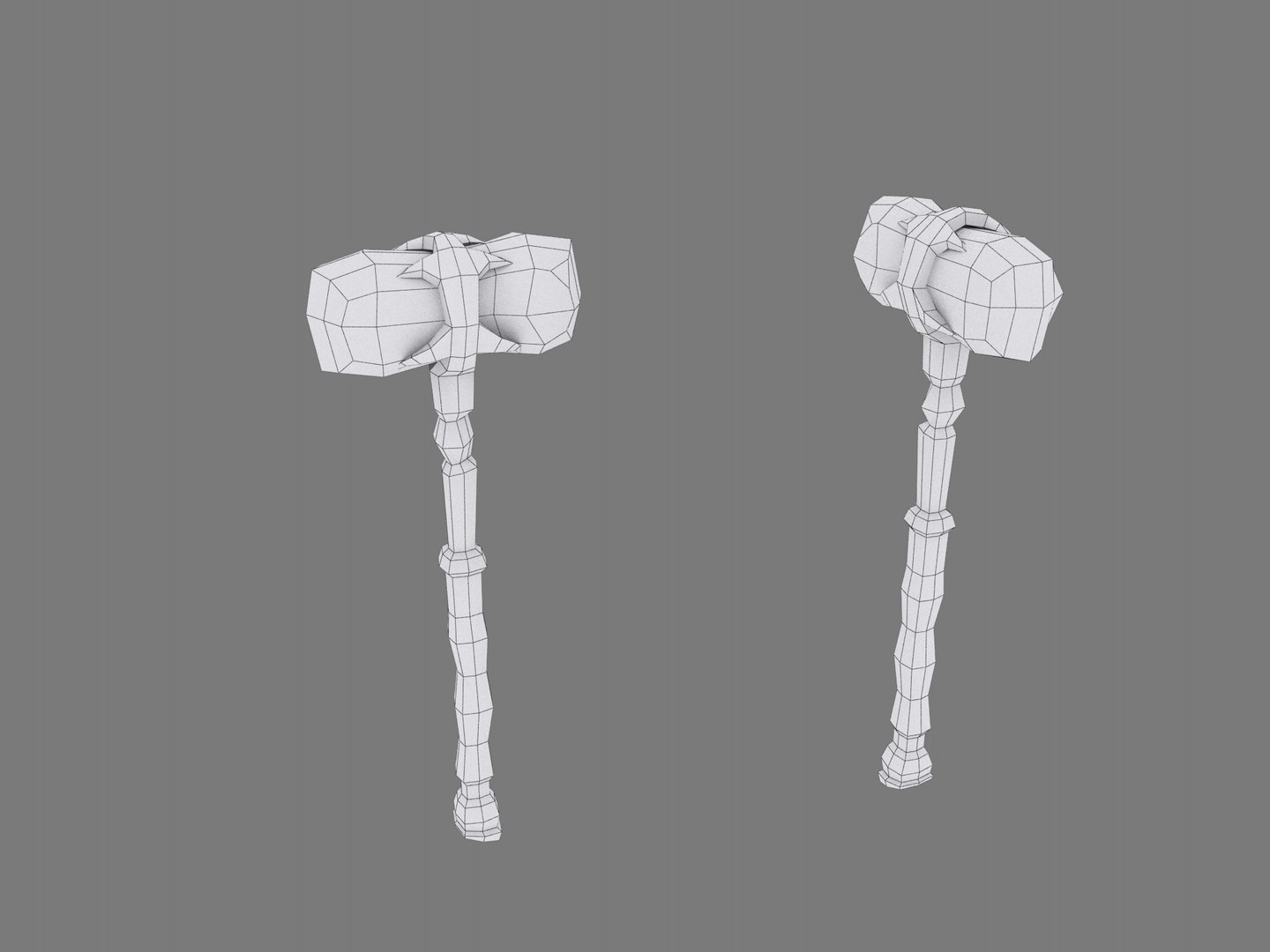 Amber hammer 3D model - TurboSquid 1440379