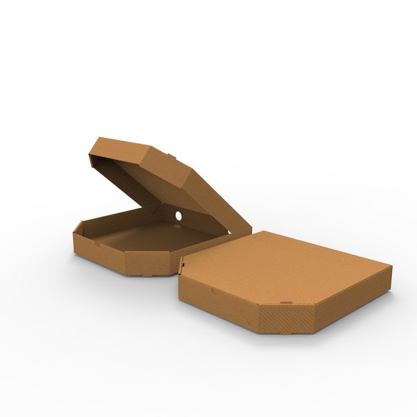 modelo 3d Caja de pizza Abre y cierra TROQUELADA INCLUIDA EN ARCHIVOS ...