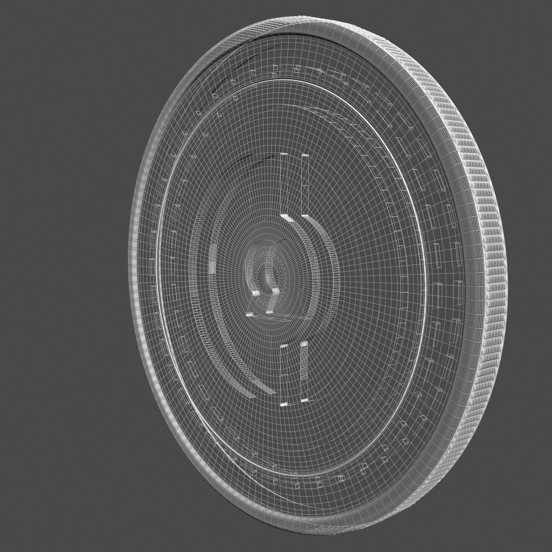 Dero Cryptocurrency Gold Coin 3D - TurboSquid 1849039