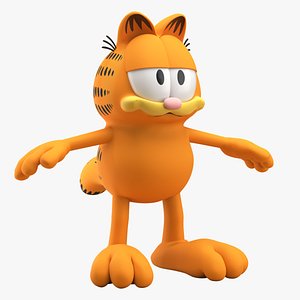 3D Garfield Models - Browse & Download Formats - TurboSquid