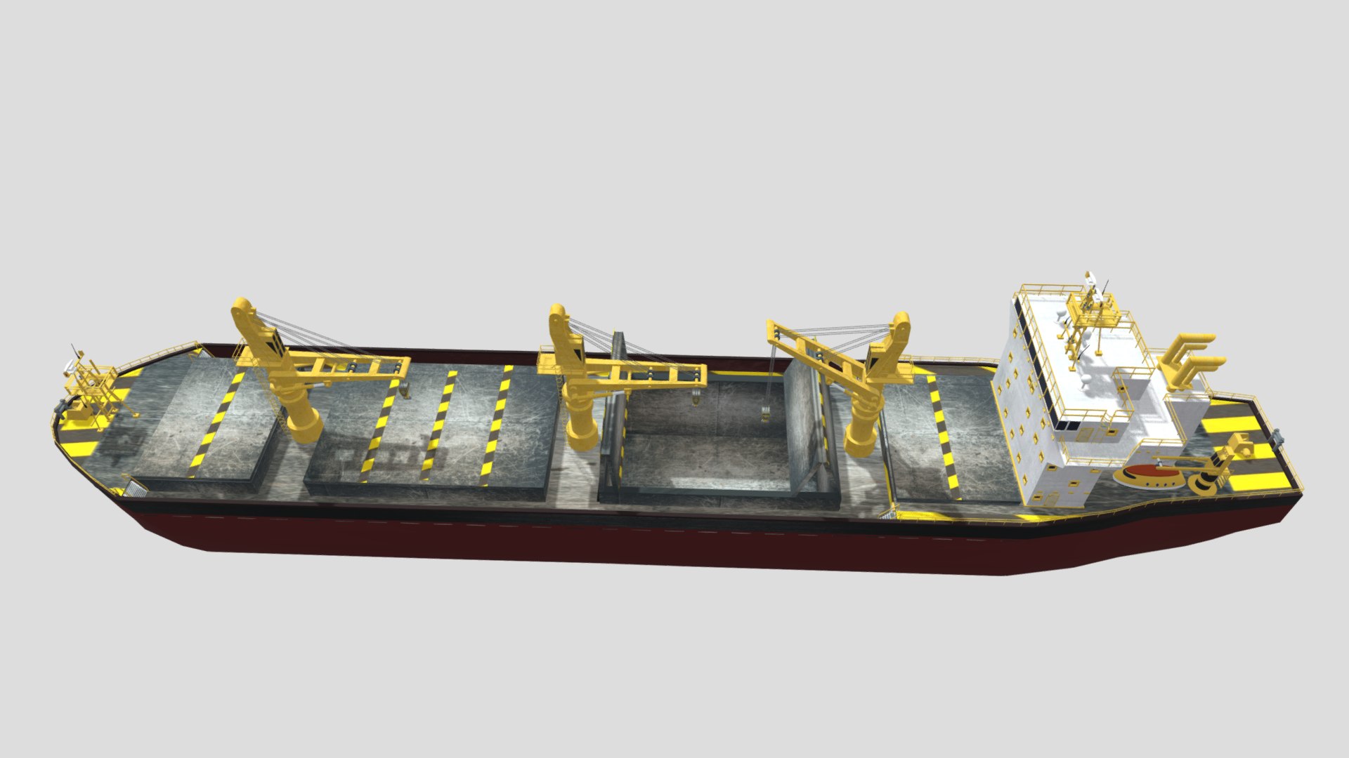 Bulk Carrier 3D Model - TurboSquid 2224311