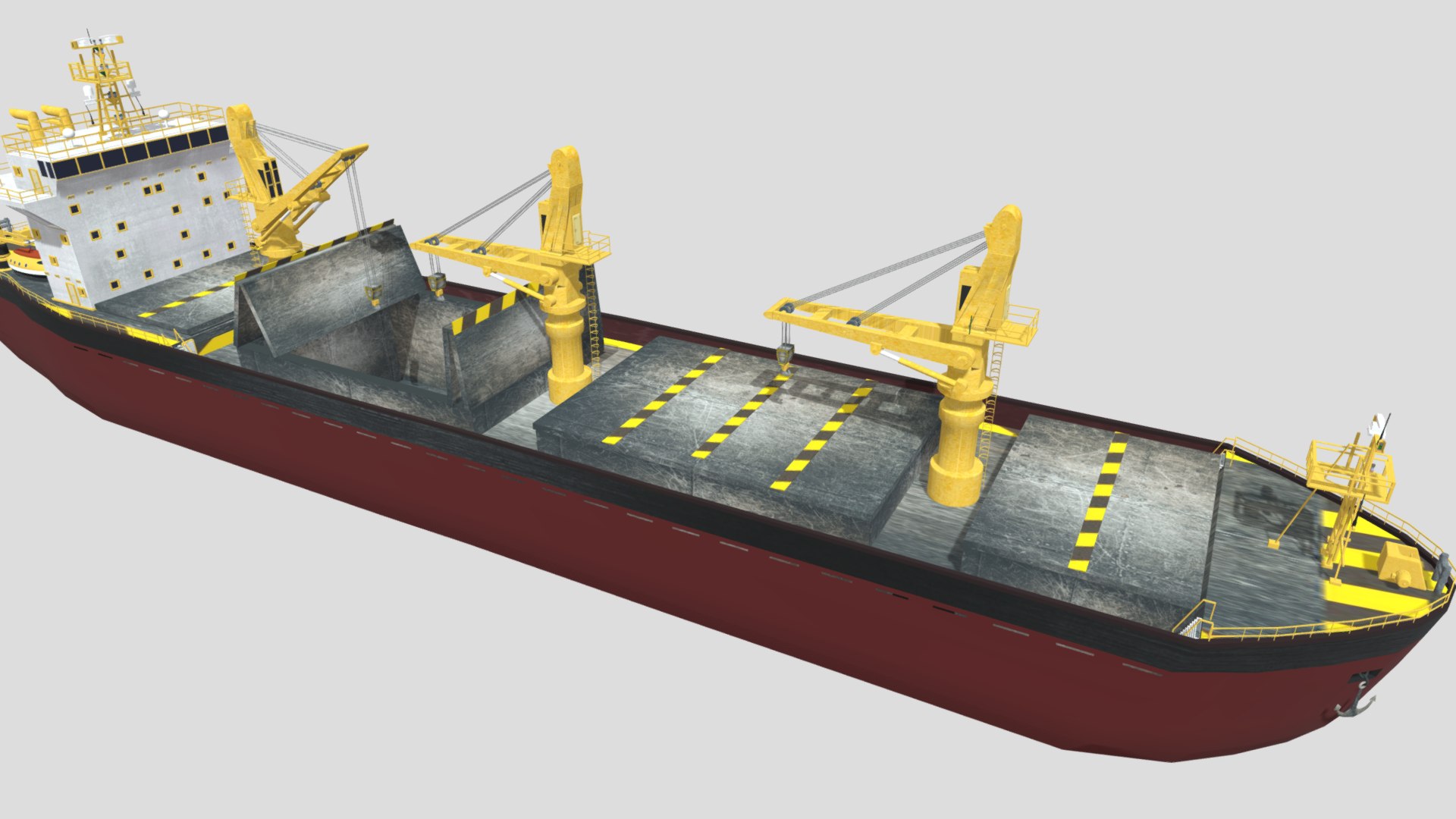 Bulk Carrier 3D Model - TurboSquid 2224311