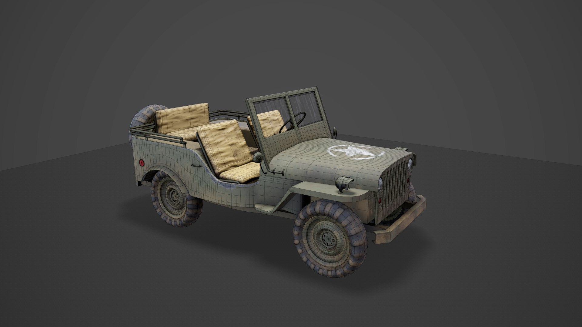 Free Willys Jeep 3D Model - TurboSquid 1559191