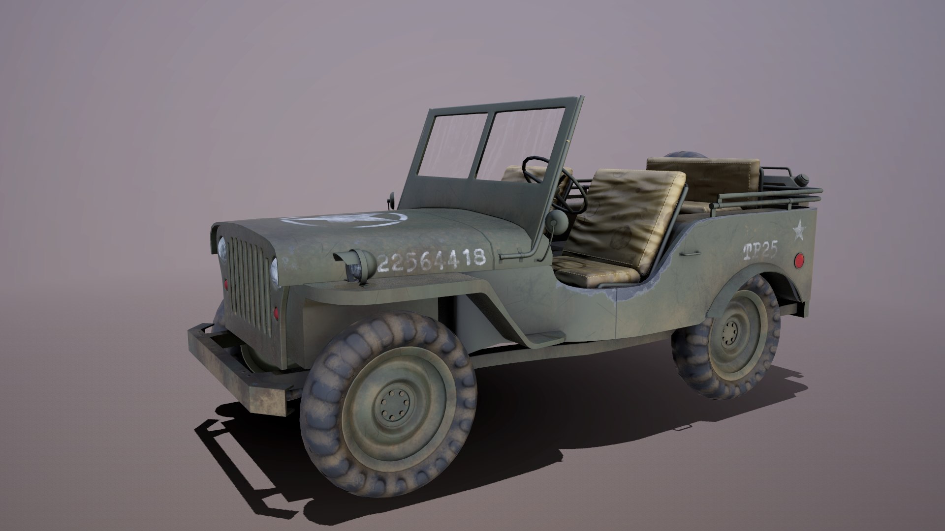 Free Willys Jeep 3D Model - TurboSquid 1559191