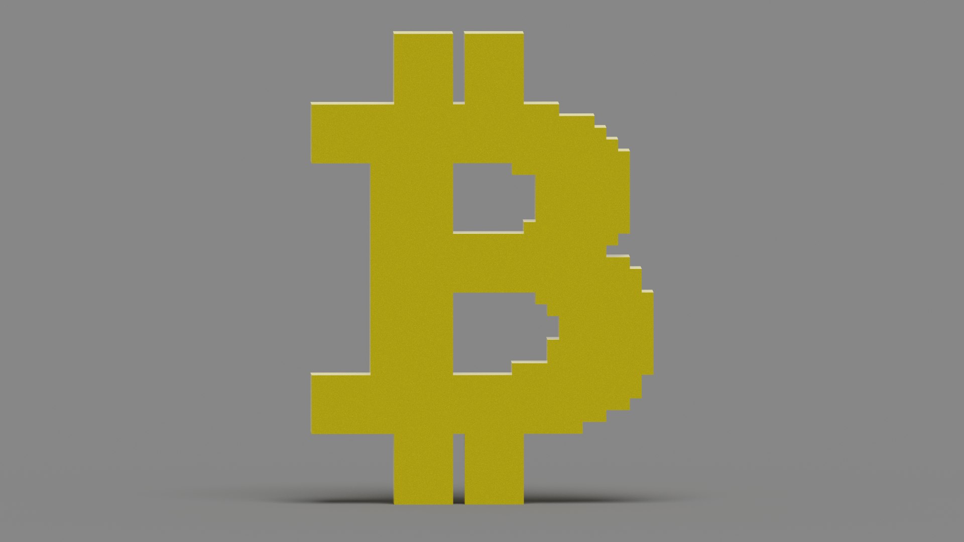 3D Bitcoin Model - TurboSquid 1873542